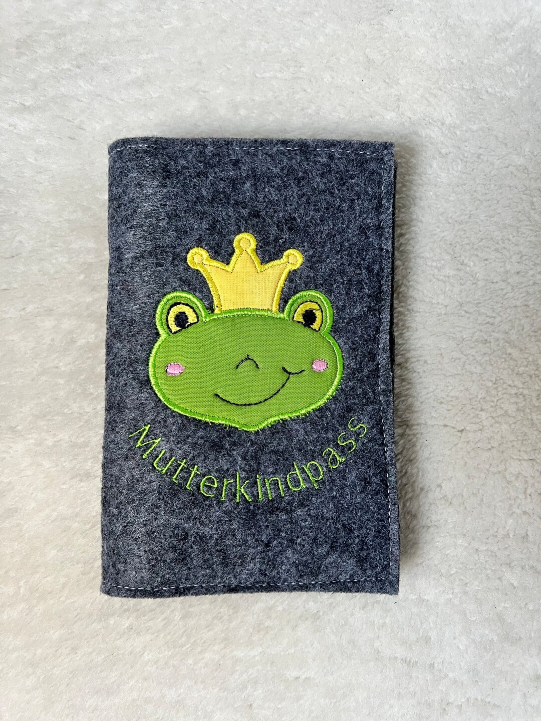 Mother Child Passport Cover frog Prince, Passport Cover Suitable for ...