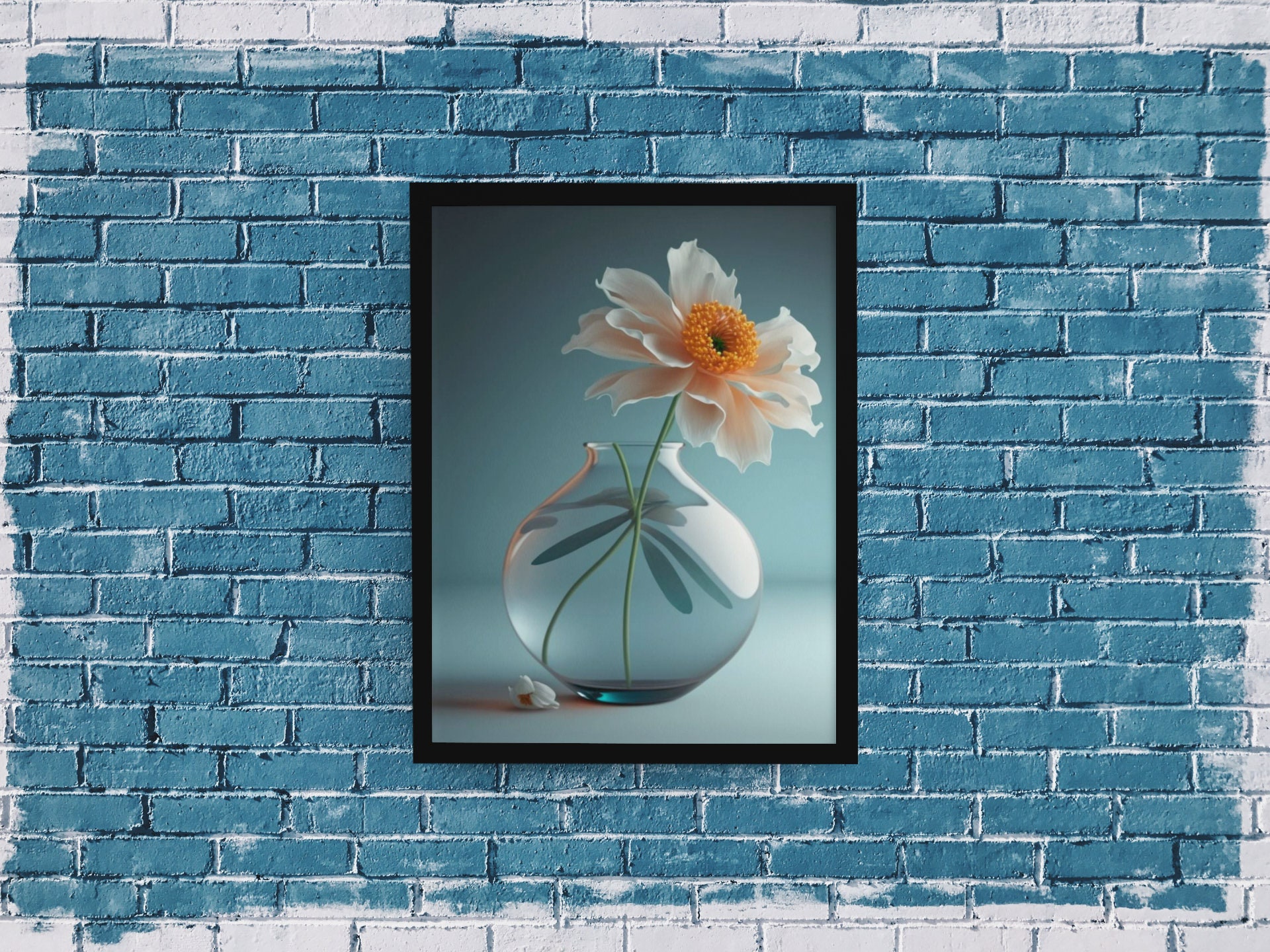 Simple Flower in Vase Printable Art, Minimalistic, Digital Download - Etsy