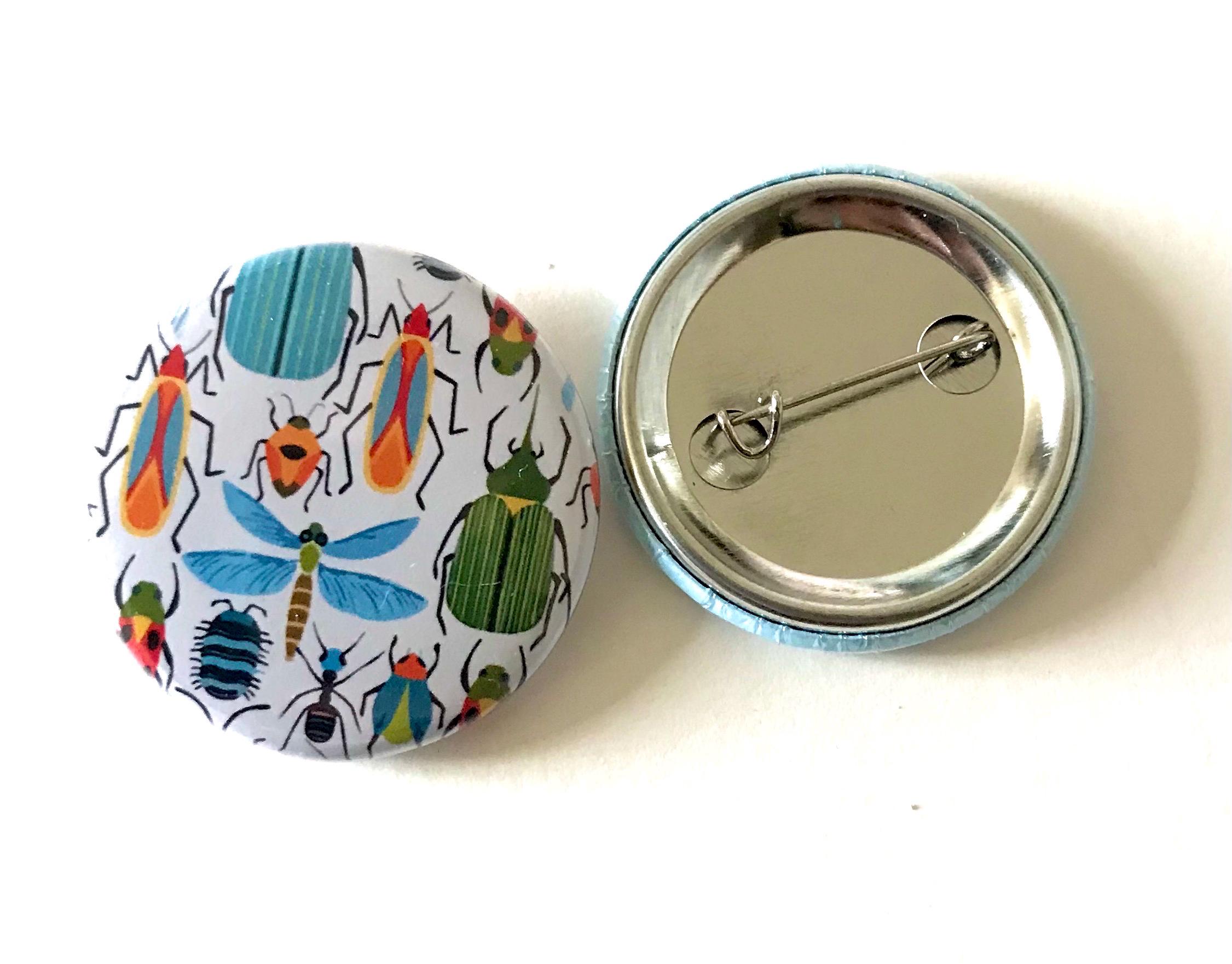 Insect Pins/insect Pin Back Buttons/set of 2 Insect Pins/bug Pins/bug ...