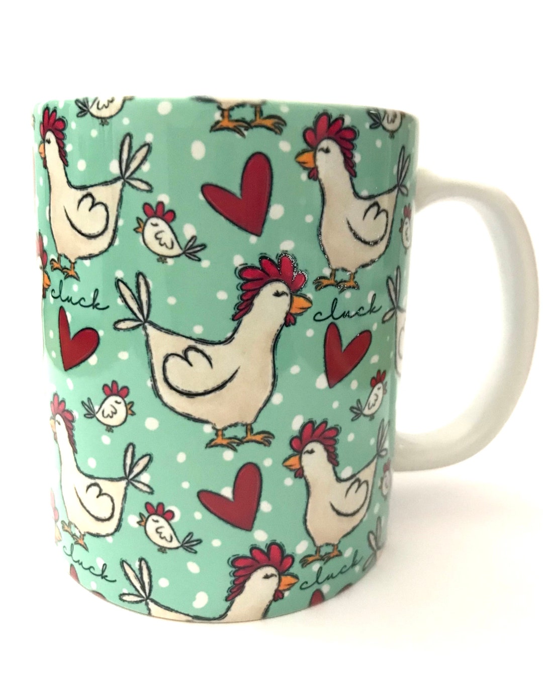 Chicken Mug,hen Mug,cute Chicken Mug,cartoon Chicken Mug,cartoon Hen ...