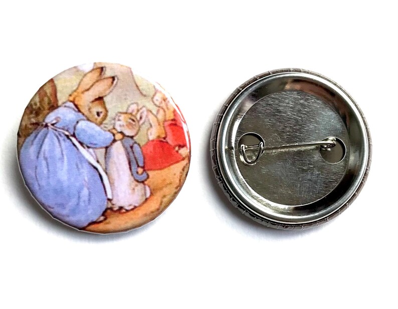Peter Rabbit Pins/peter Rabbit Badges/set of 6 Peter Rabbit Pins/peter ...