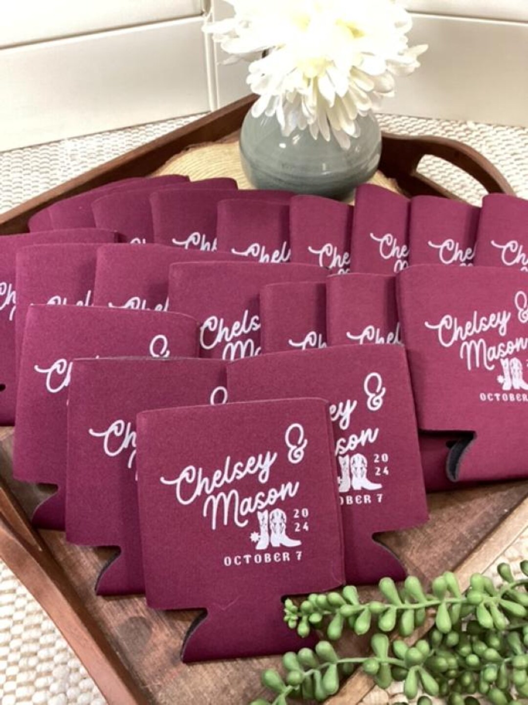 Custom Wedding Can Coolies: Personalized Full Color Foam Favors - Etsy