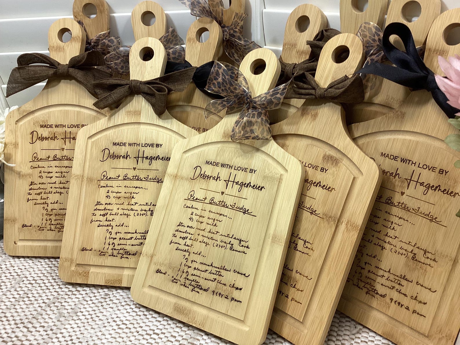 Handwritten Recipe Cutting Board, Family Recipe Laser Engraved Custom ...