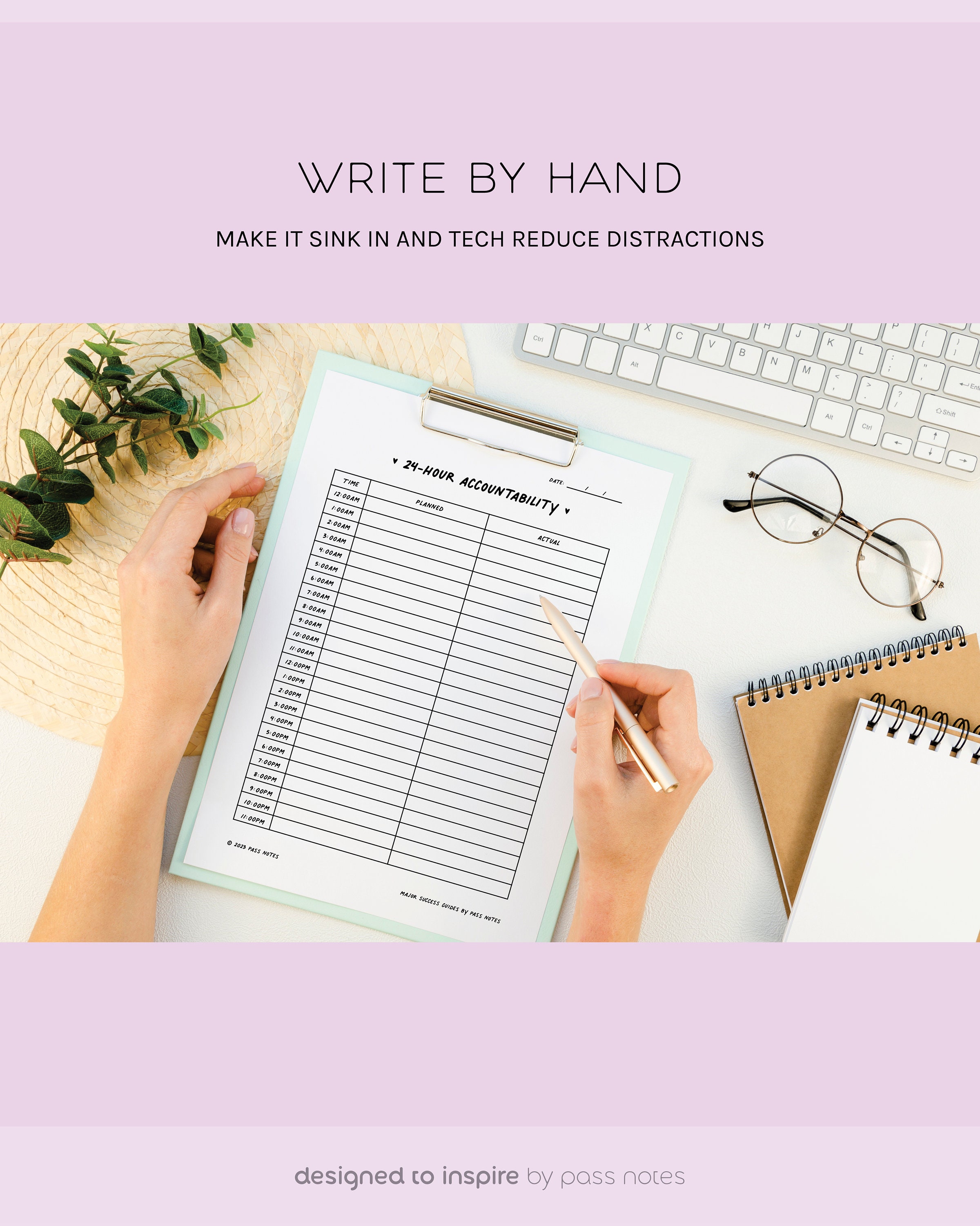 24-hour Accountability Tracker Sheet - Etsy