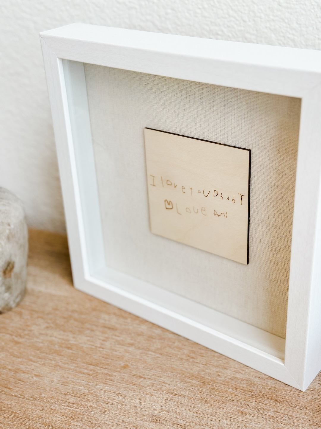 Handwritten Keepsake Frame - Etsy