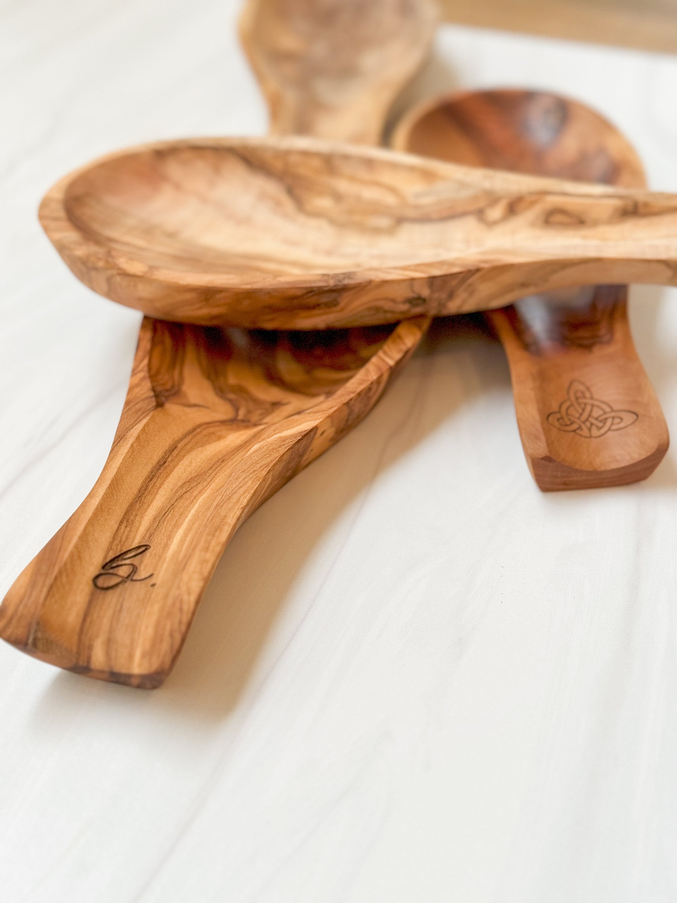 Olive Wood Spoon Rest - Etsy