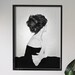 Loneliness 1 - POSTER High Quality /// Linear Minimalistic Woman ...