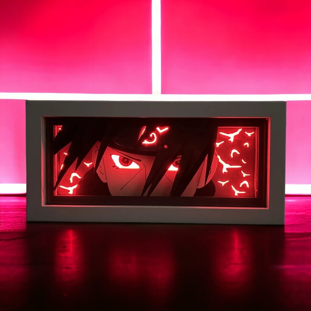Anime LED Light Box, Table Lamp, Handmade Crafted, 3D Paper Carving ...