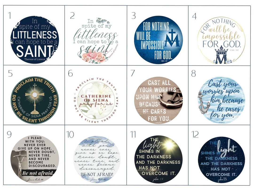 Catholic Sticker Bundle Scripture Bible Catholic - Etsy