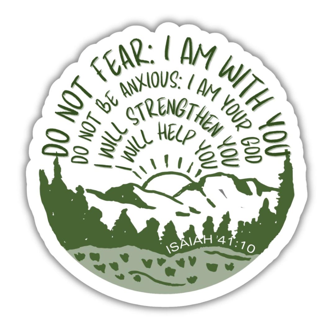 Do Not Fear | Do Not Be Anxious | God Will Strengthen You | Premium ...