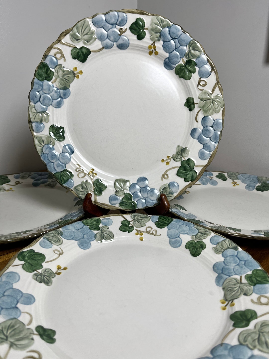 Vtg Poppy Trail by Metlox Sculpted Grape Dinnerware - Etsy