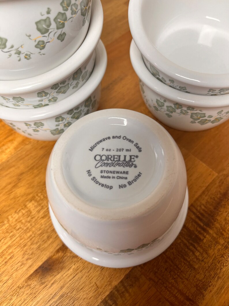 Vtg Corelle Coordinate 7oz Ivy Pattern - Etsy