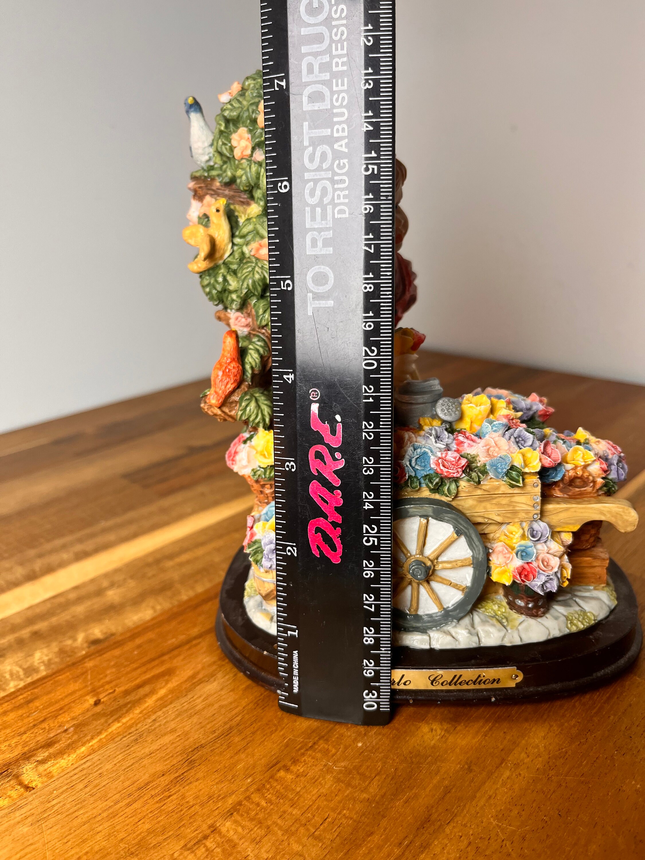 Vtg Marlo Collection Town Flower Girl. Flower Shelf Decor. - Etsy