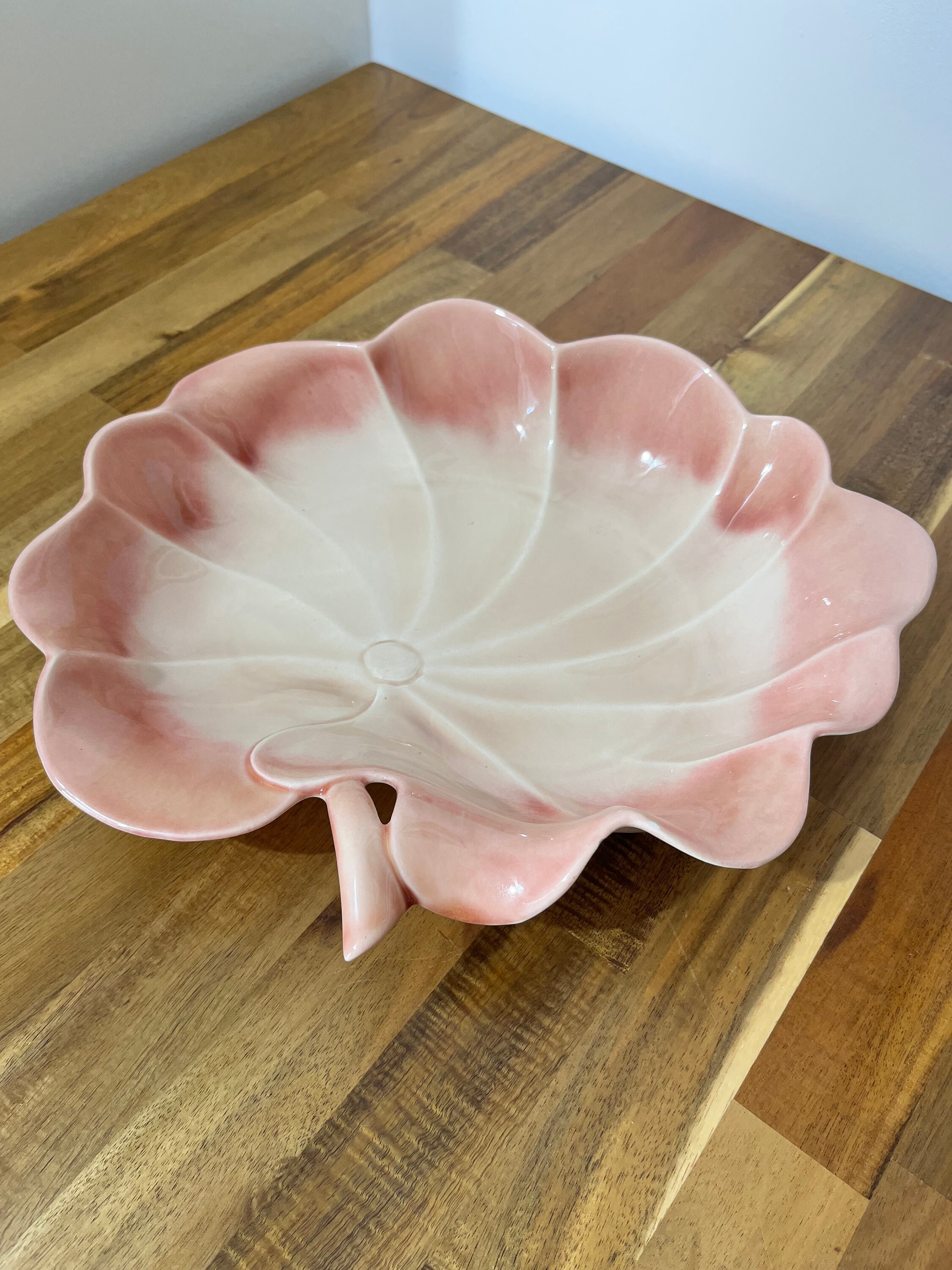 Vtg 1940s Harold Johnson California Pottery Pink Ombré Flower, Vintage ...