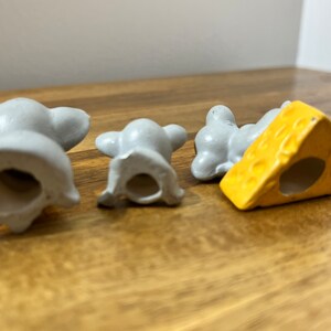 Vintage Ceramic Family of Mice Mini Figures - Etsy