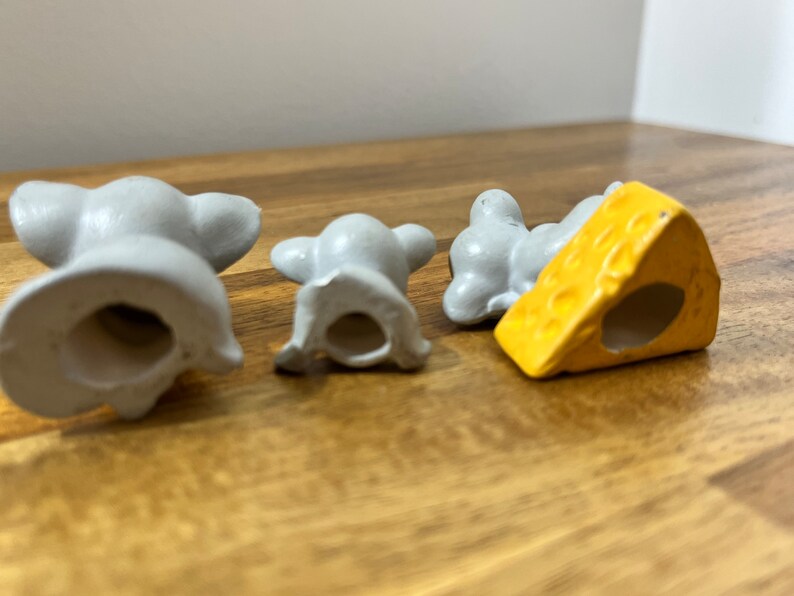 Vintage Ceramic Family of Mice Mini Figures - Etsy