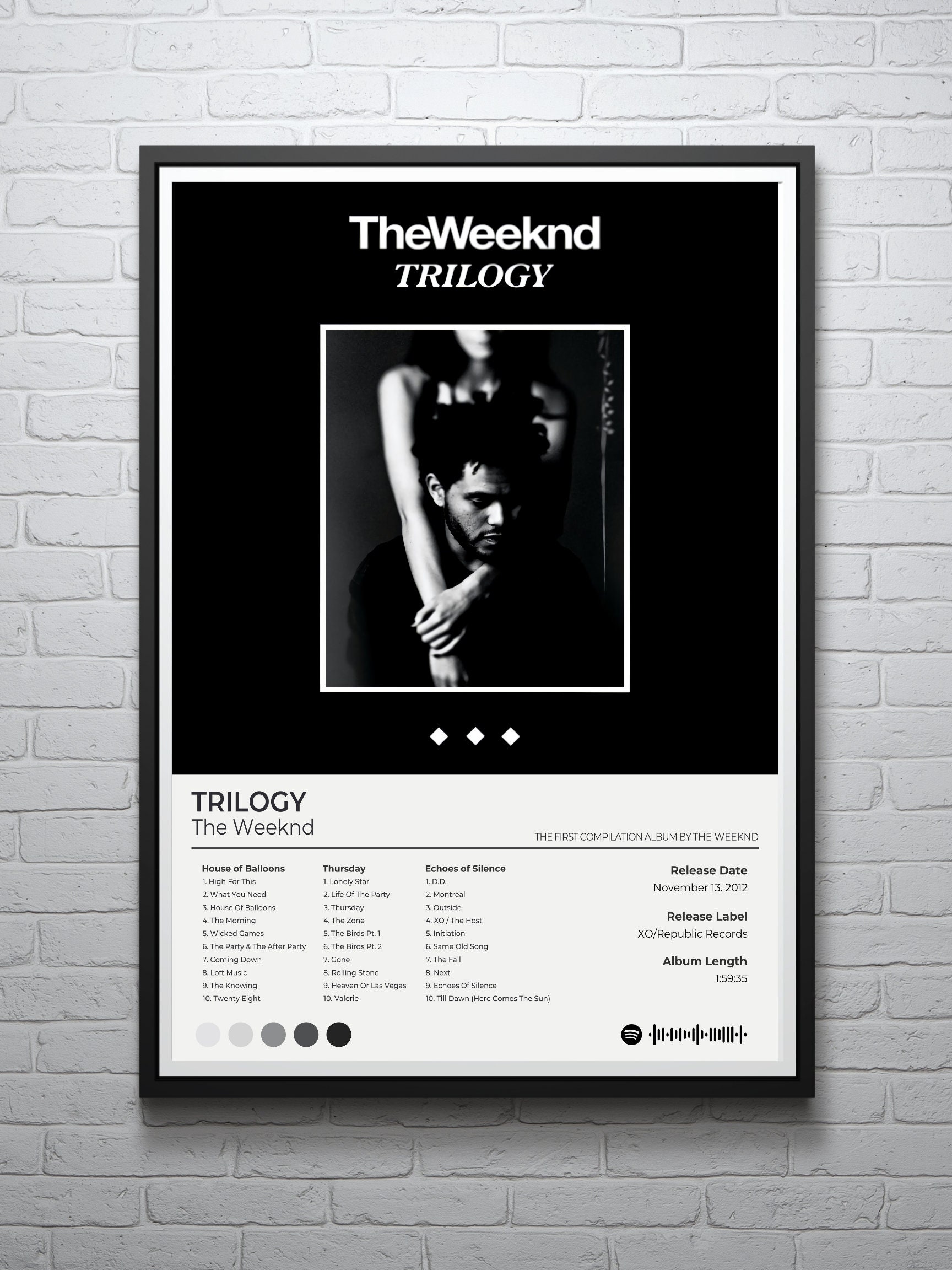 The Weeknd Trilogy Album Cover The Weeknd Trilogy Album Cover
