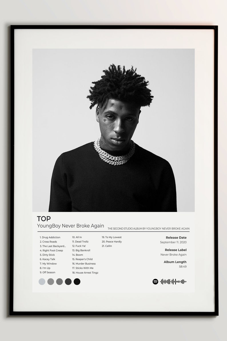 NBA Youngboy - Top Custom Album Cover Poster | Digital Download ...