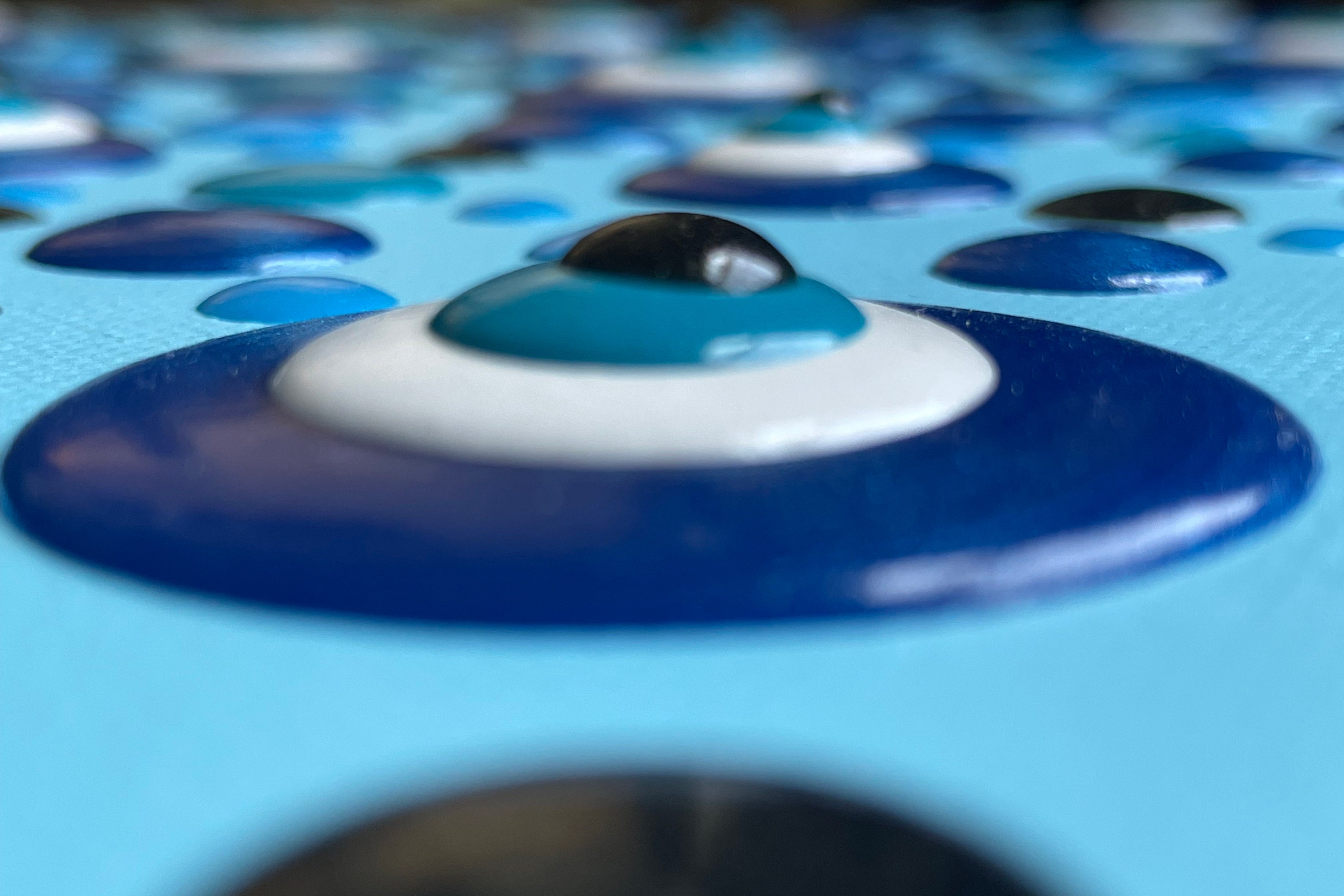 Hand Painted 3D Evil Eye Blob Art - Etsy