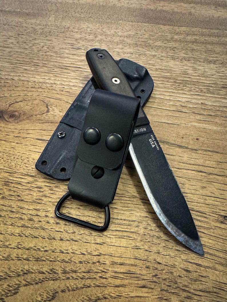 Knife Sheath Belt Dangler Leather - Etsy