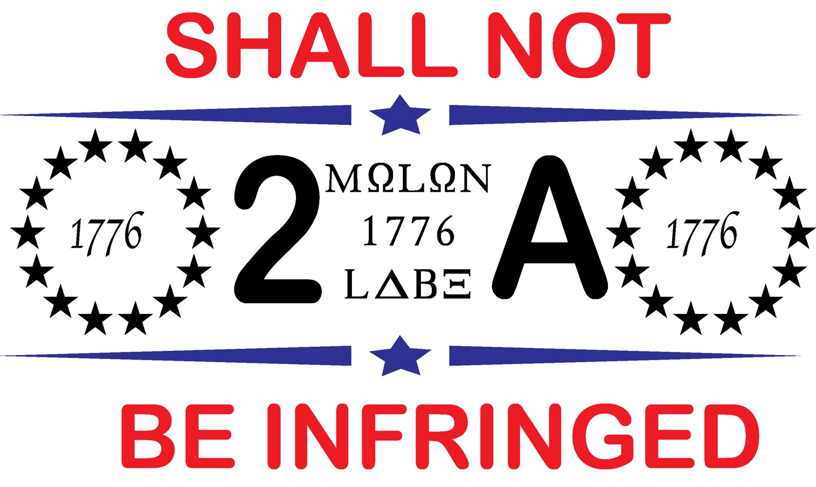 2A Shall Not Be Infringed, 1776, SVG, DXF, and PNG - Etsy