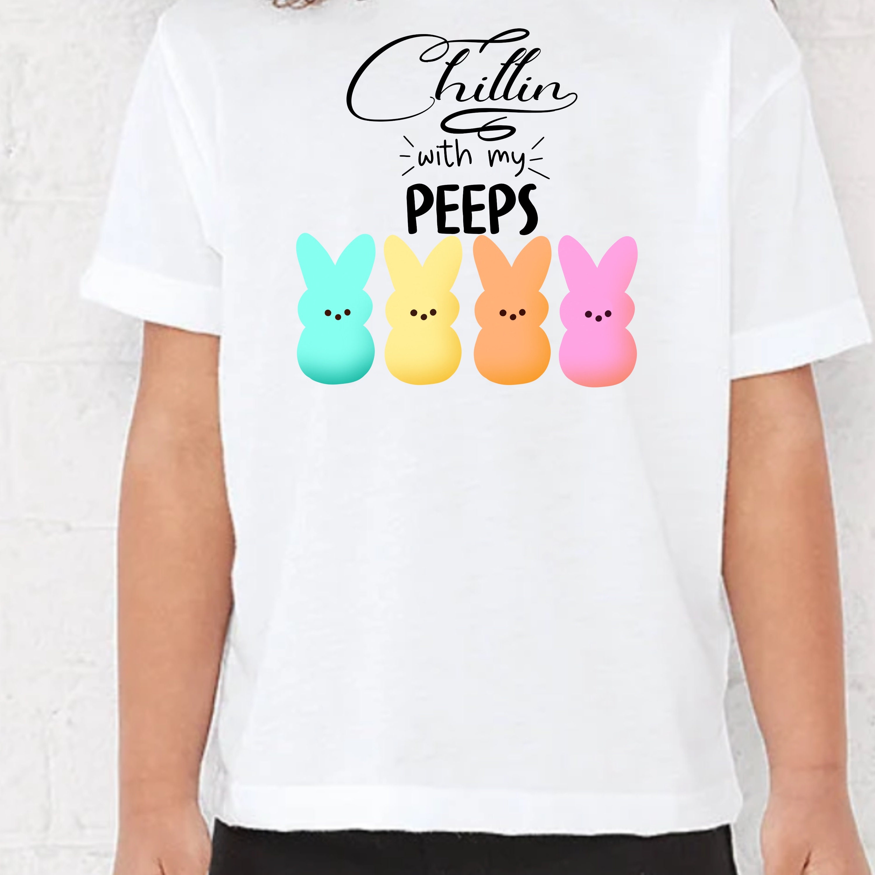 Chillin With My Peeps Png, Easter Png Download - Etsy