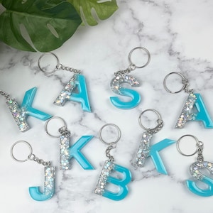 Resin Letter Keychain, Personalized Resin Letters, Custom Resin Letter ...