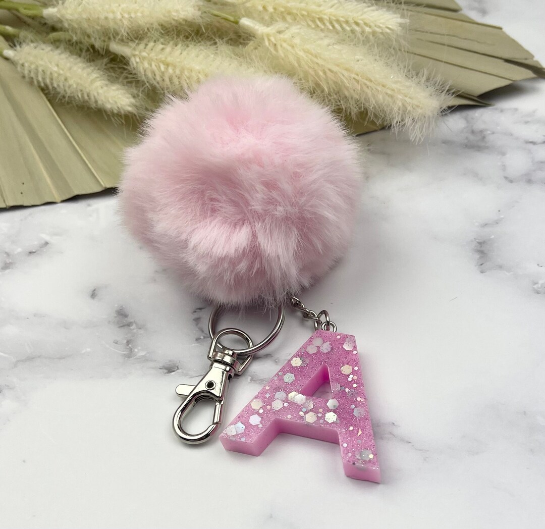 Resin Letter Keychains, Personalized Resin Letters, Custom Resin Letter ...