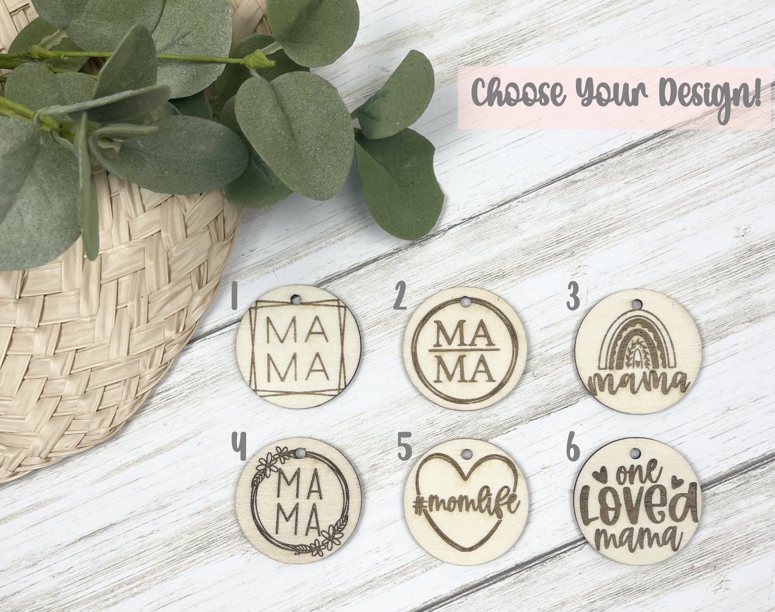 Mama Silicone Bead Wristlet Custom Mothers Day Keychain - Etsy