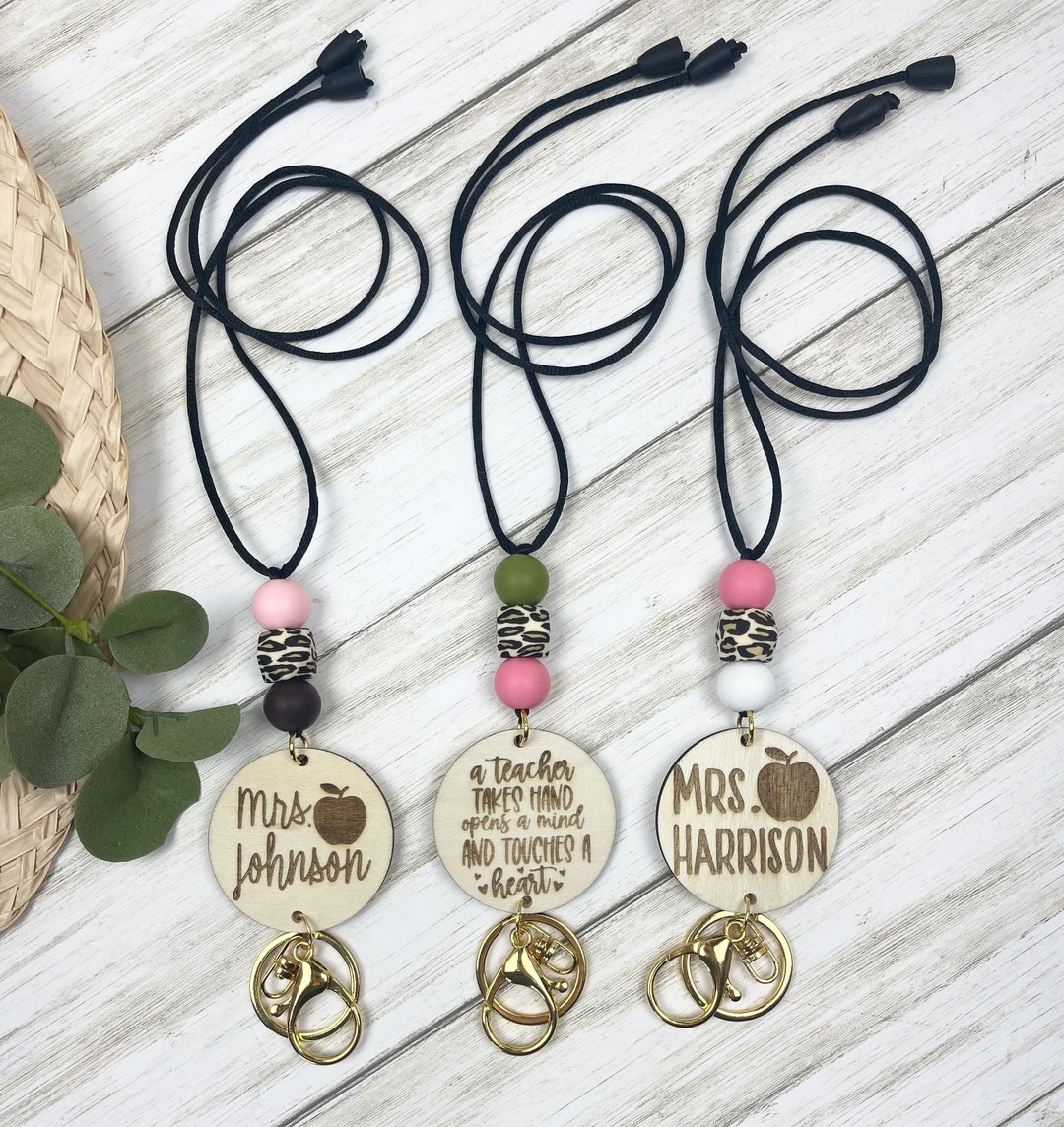 Teacher Lanyard With Name, Teacher Lanyard, Personalized Teacher ...