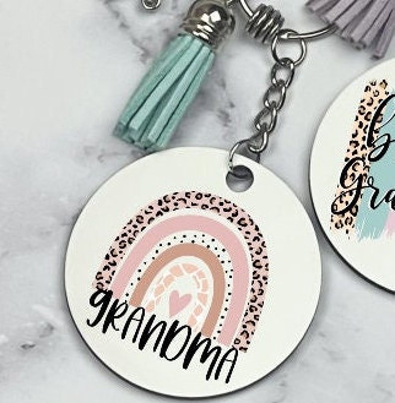 Custom Grandma Gifts, Grandma Keychain, Personalized Nana Gift ...
