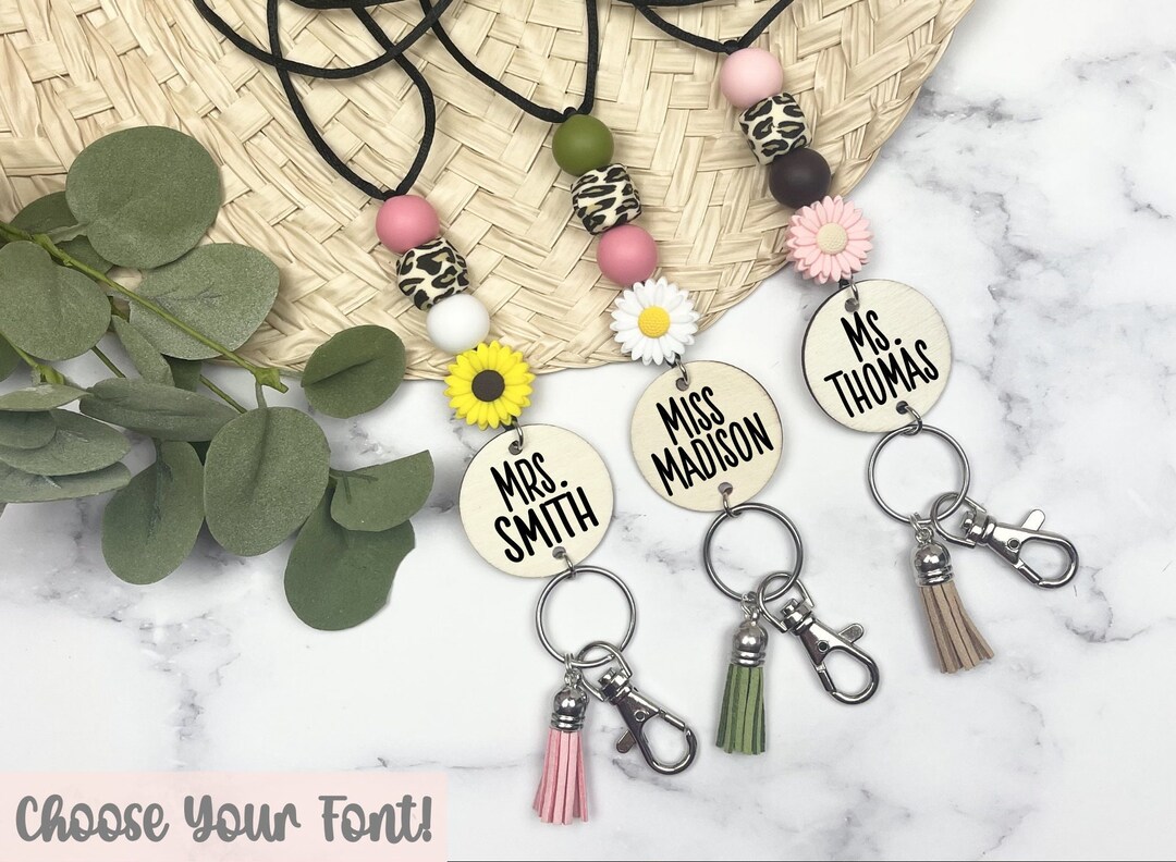 Badge Holder for Teacher Lanyard, Teacher Landyard, Teacher Lanyard ...