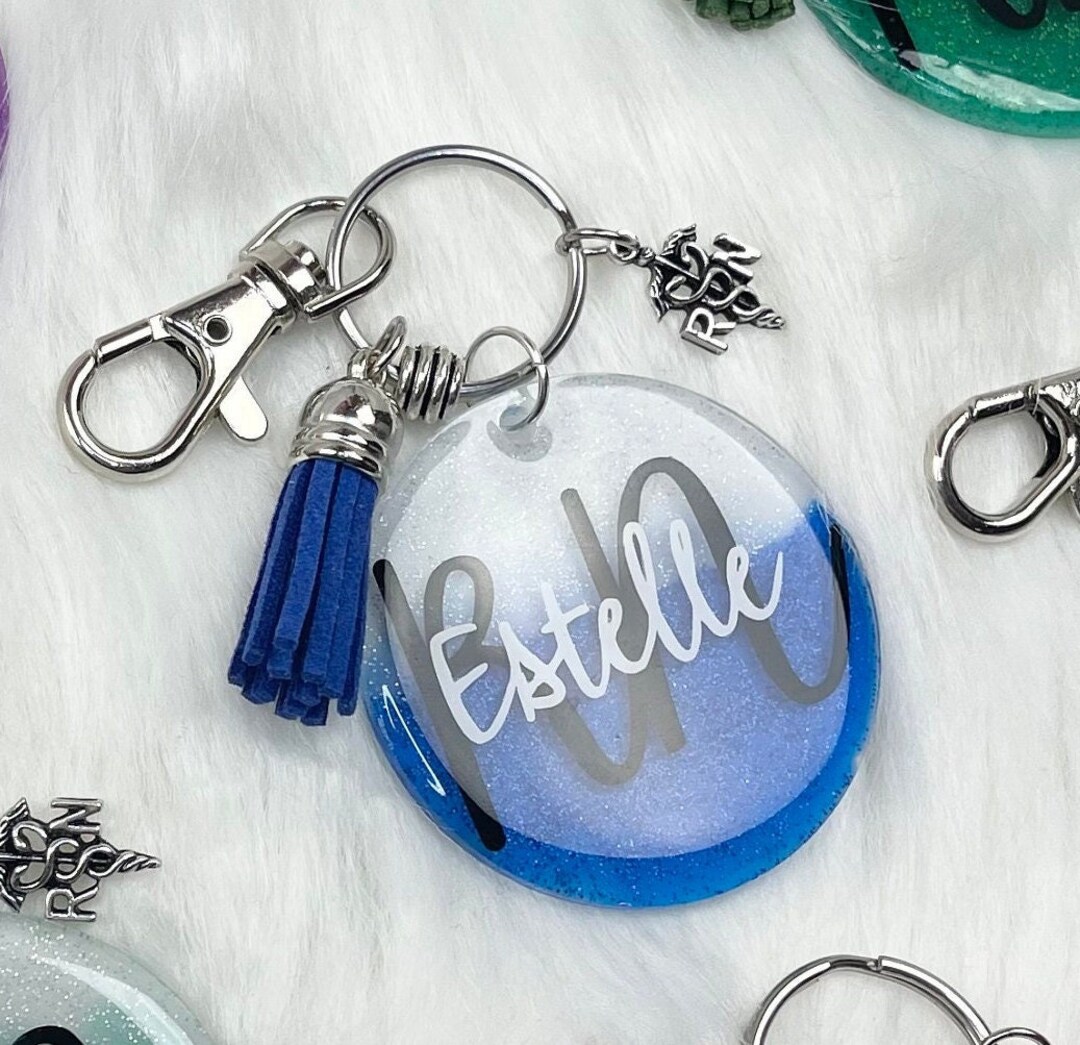Personalized Nurse Keychain, Nurse Week Gift, Gift for Nurse, Nursing ...