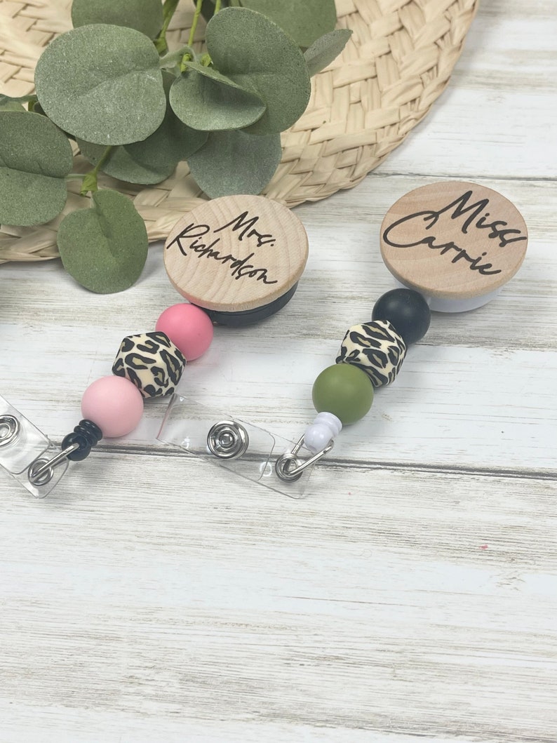 Custom Teacher Badge Reel, Custom Teacher Gift, Teacher Appreciation ...