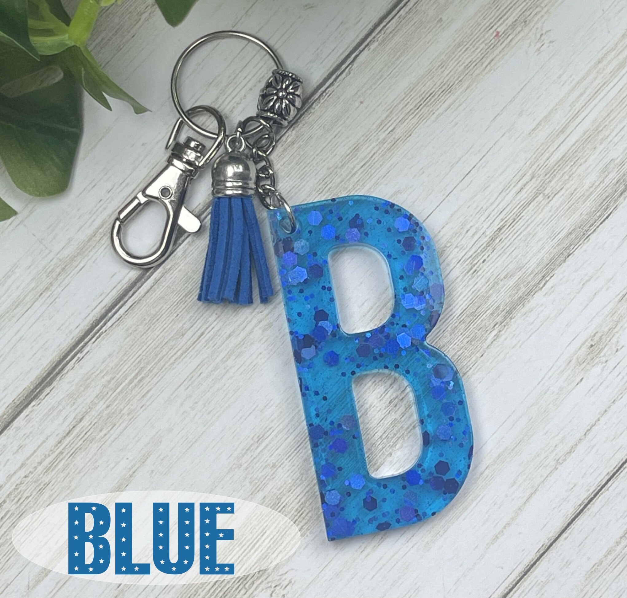 Personalized Resin Letter Keychain Acrylic Letter Keychains - Etsy