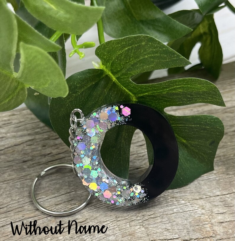 Resin Letter Keychain, Personalized Resin Letters, Custom Resin Letter ...