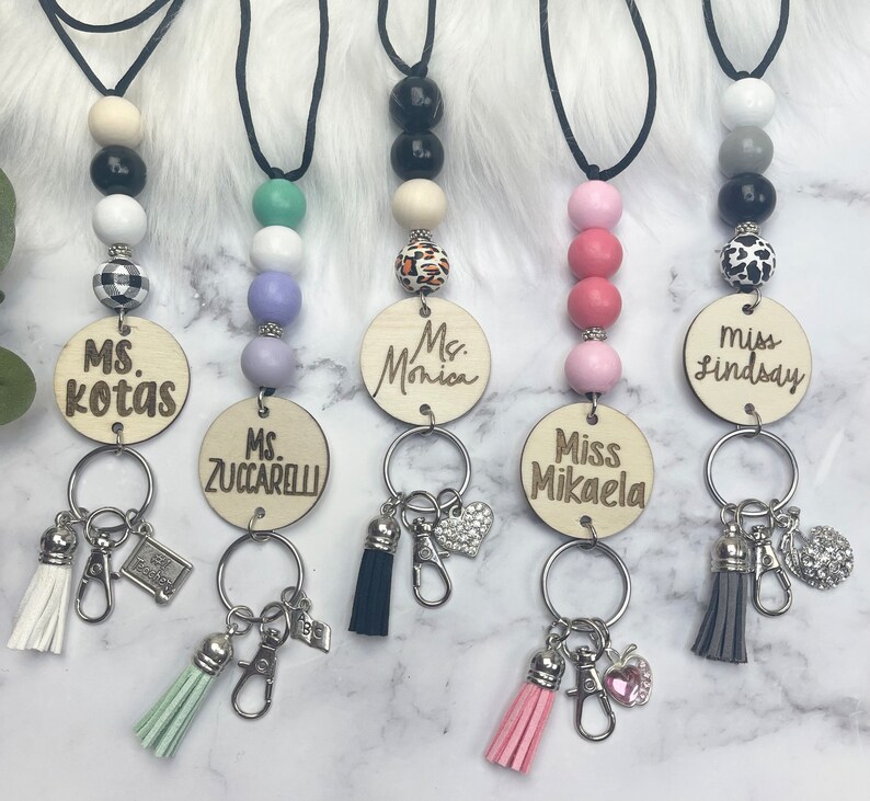 Teacher Lanyard, Teacher Landyard, Teacher Lanyard Personalized ...