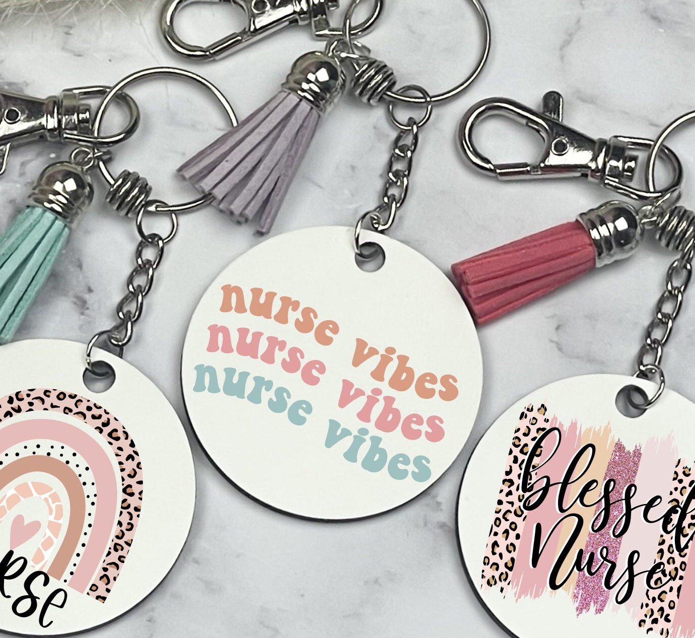 Nurse Graduation Keychain, Sublimation Keychain, Nurse Gift, Custom RN ...