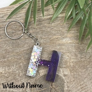 Resin Letter Keychain, Personalized Resin Letters, Custom Resin Letter ...