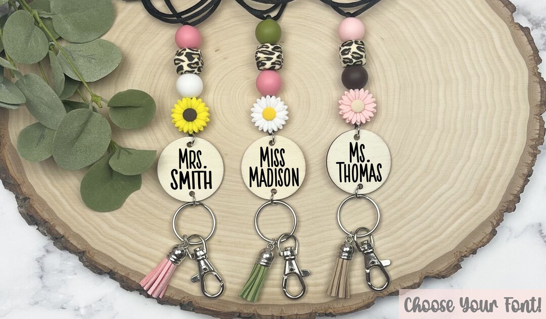 Badge Holder for Teacher Lanyard, Teacher Landyard, Teacher Lanyard ...