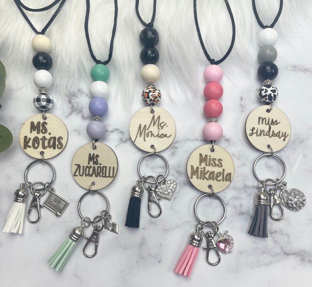 Custom Teacher Lanyard, Teacher Lanyard, Teacher Lanyard Personalized ...