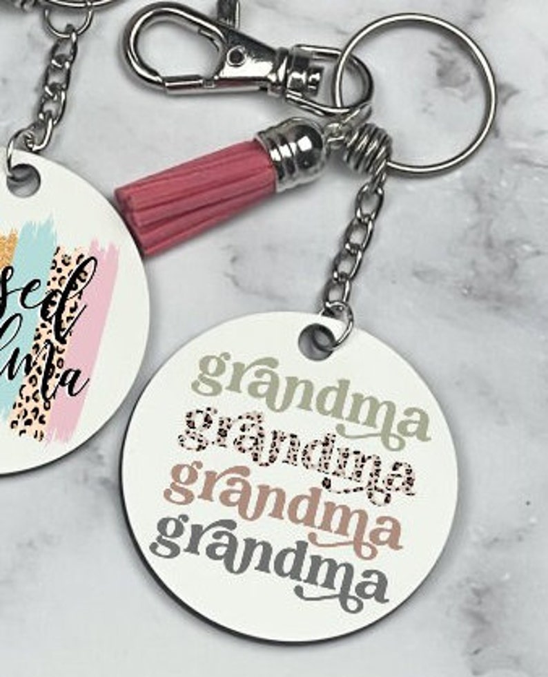 Custom Grandma Gifts, Grandma Keychain, Personalized Nana Gift ...