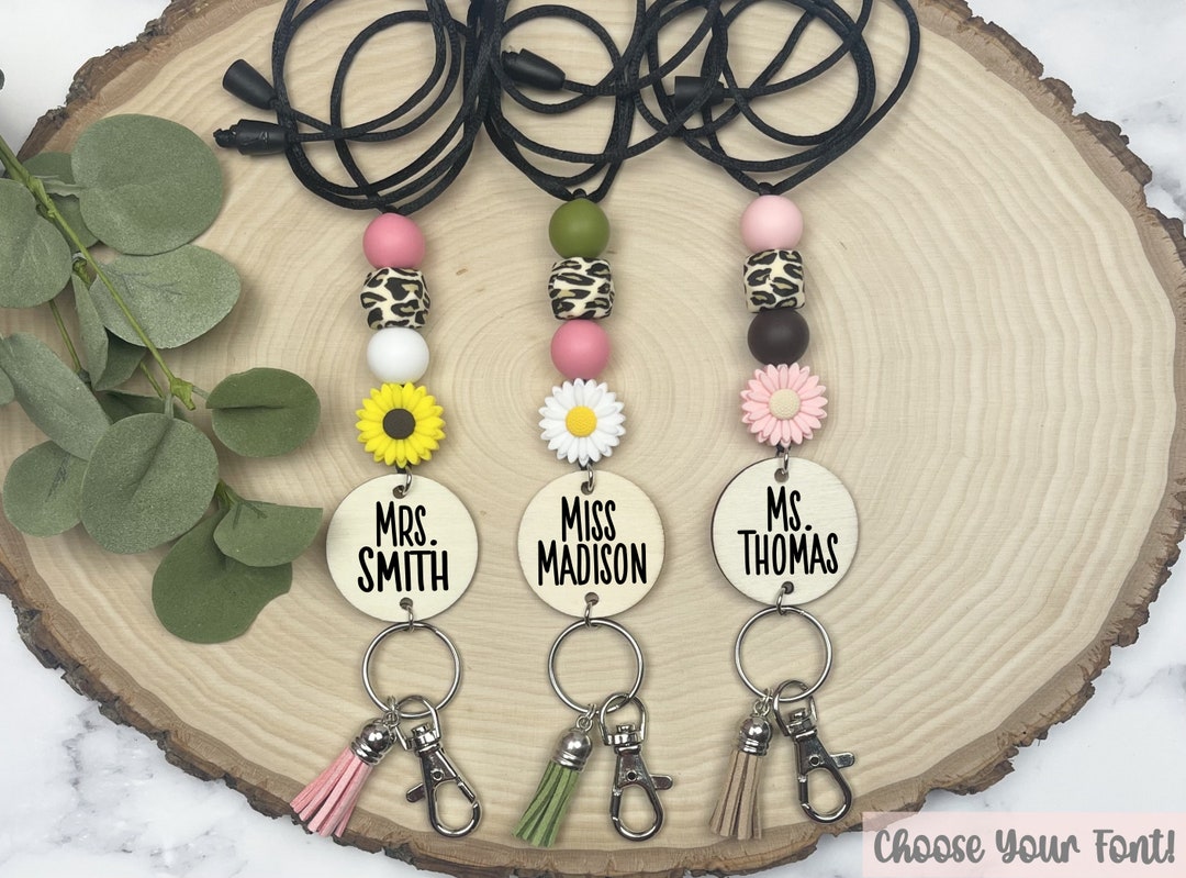 Teacher Lanyard, Teacher Landyard, Teacher Lanyard Personalized ...