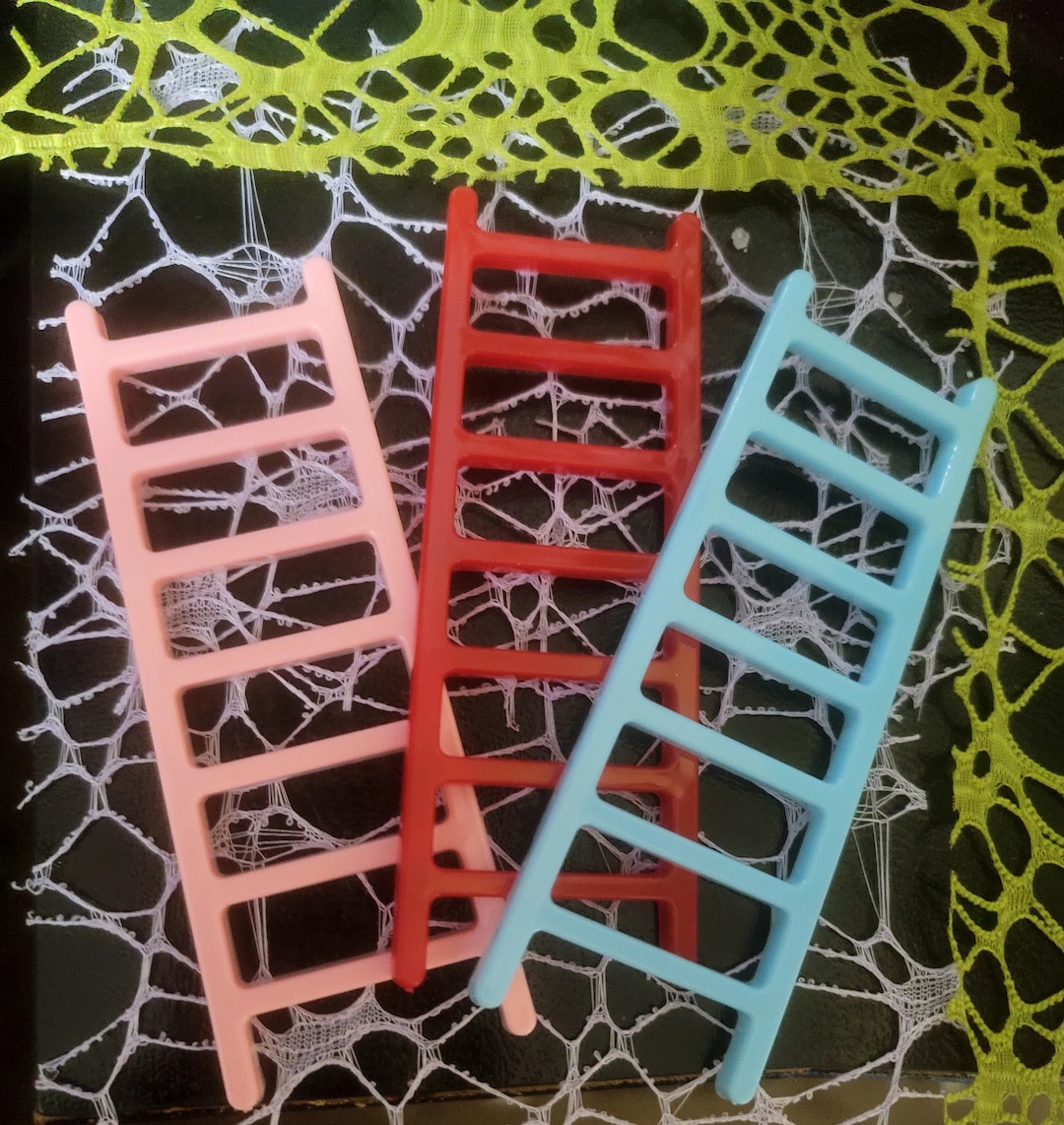 Mini Plastic Ladder 4.1in X1.5 In - Etsy