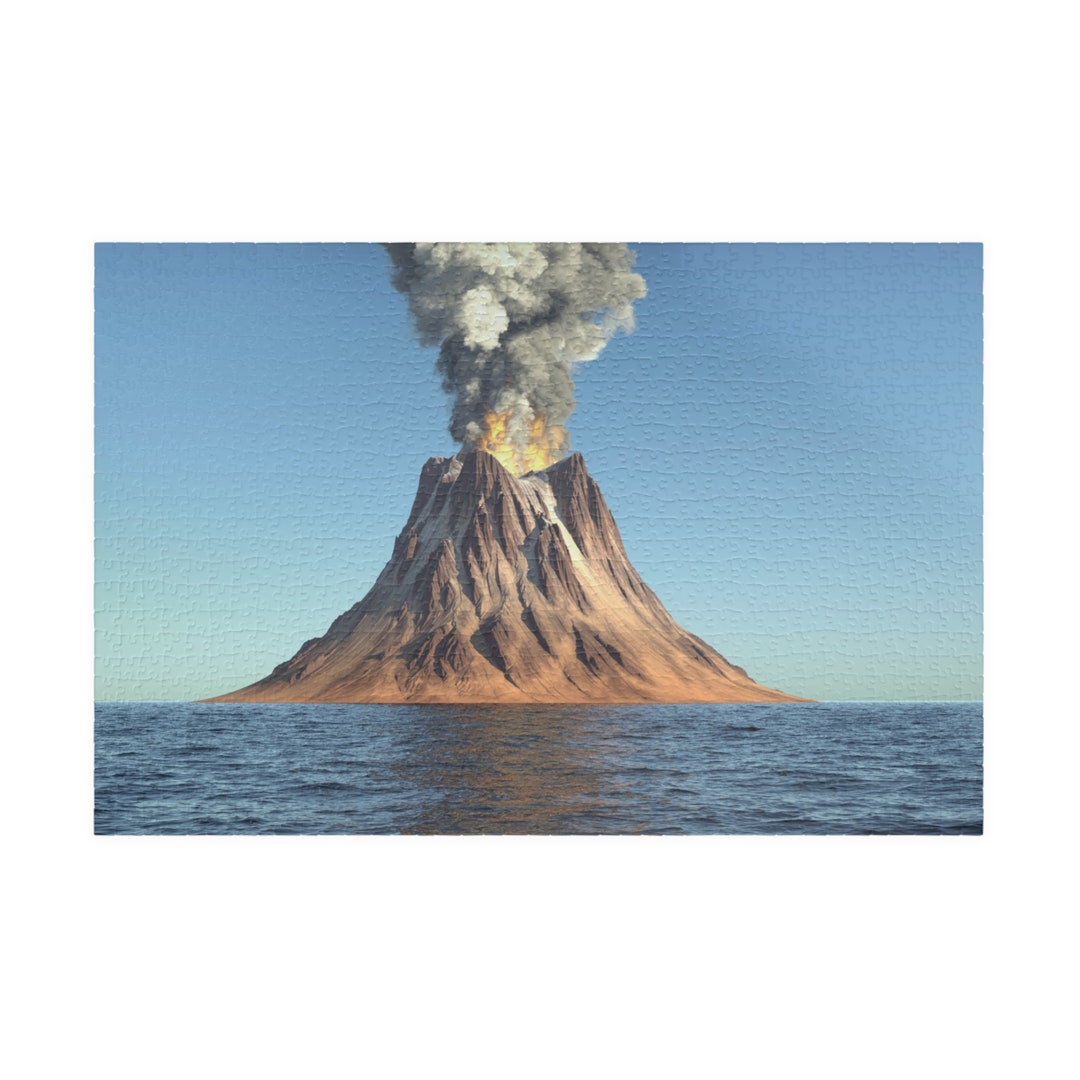 Volcano Puzzle 110, 252, 500, 1014-piece - Etsy