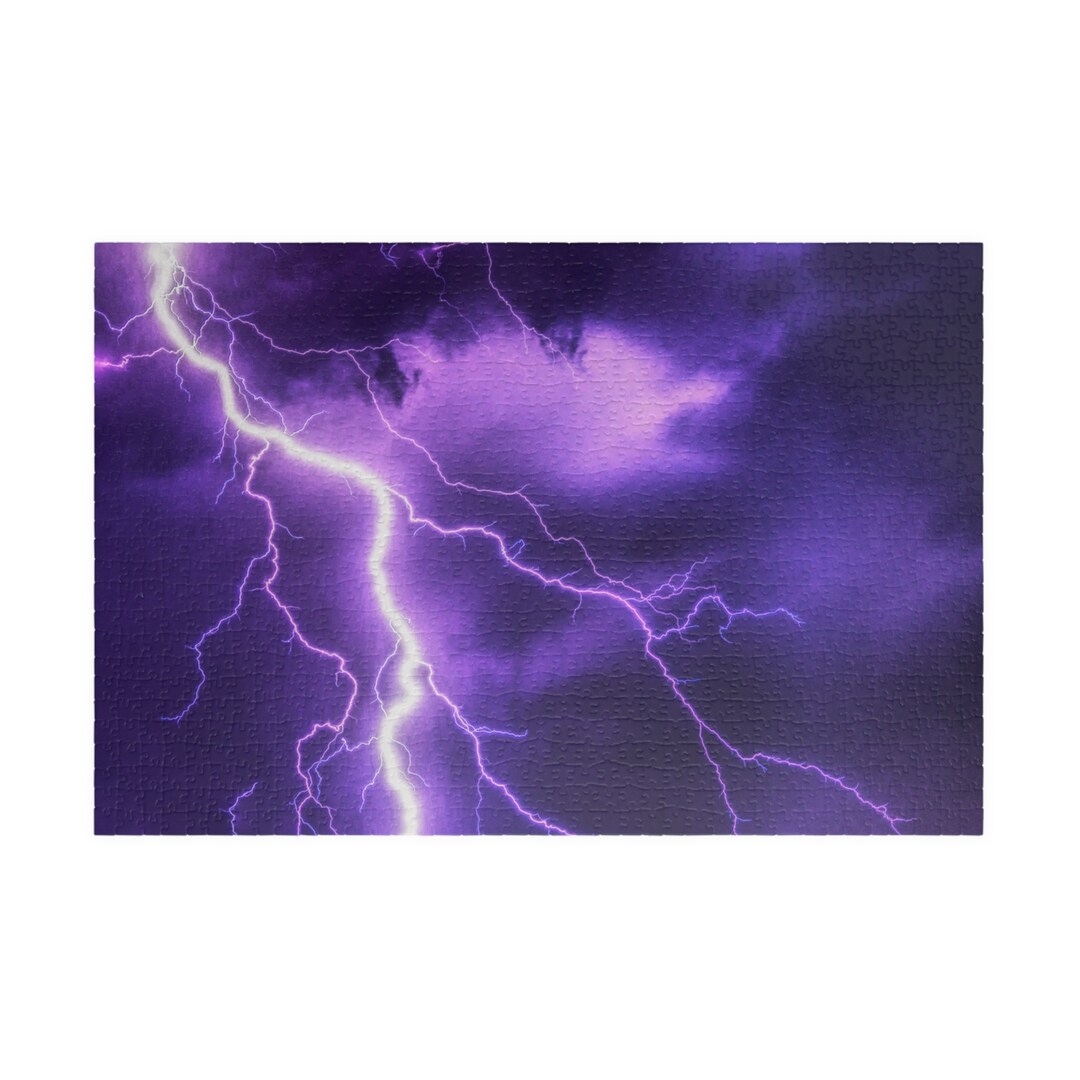 Lightning Puzzle 110 252 500 1014-piece - Etsy