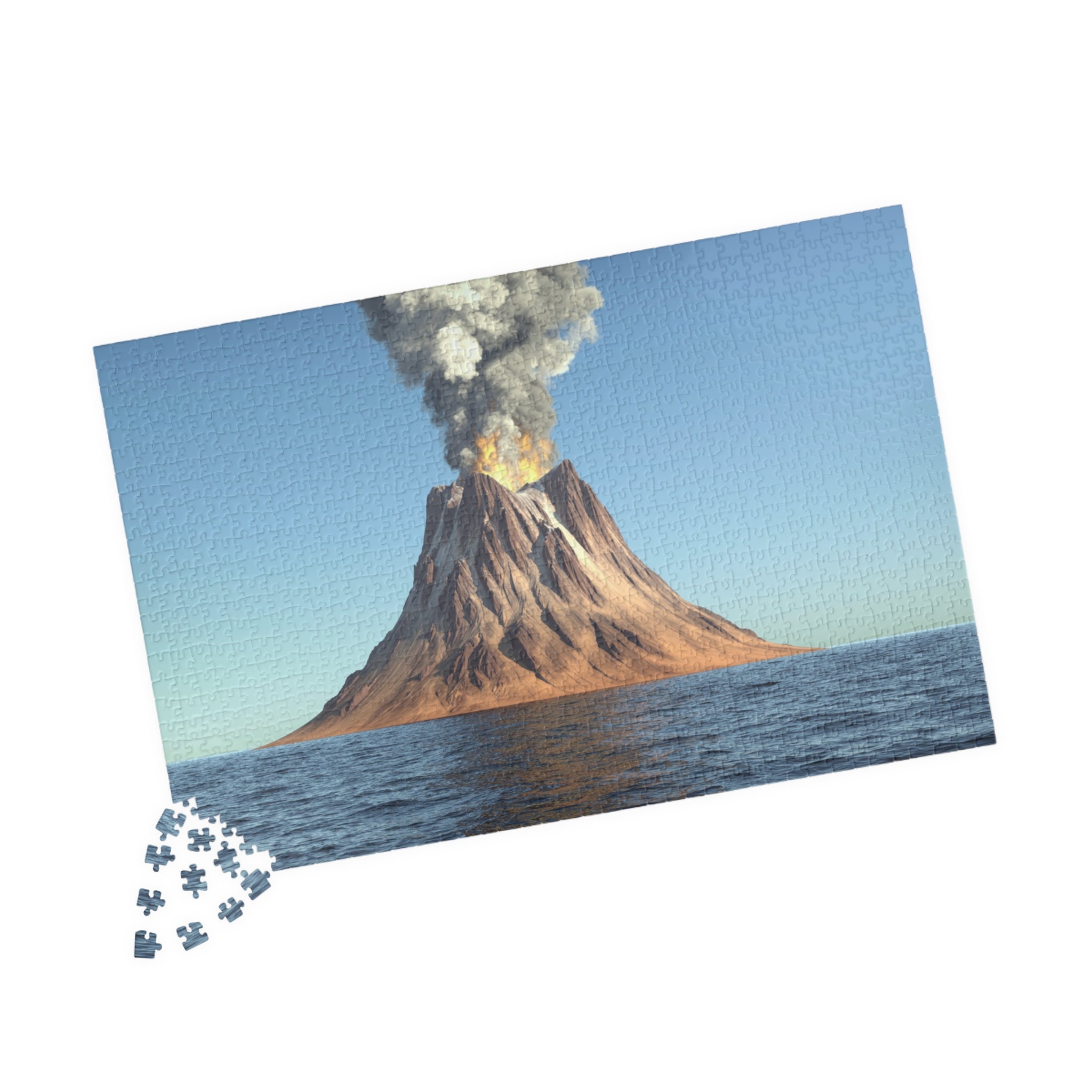 Volcano Puzzle 110, 252, 500, 1014-piece - Etsy