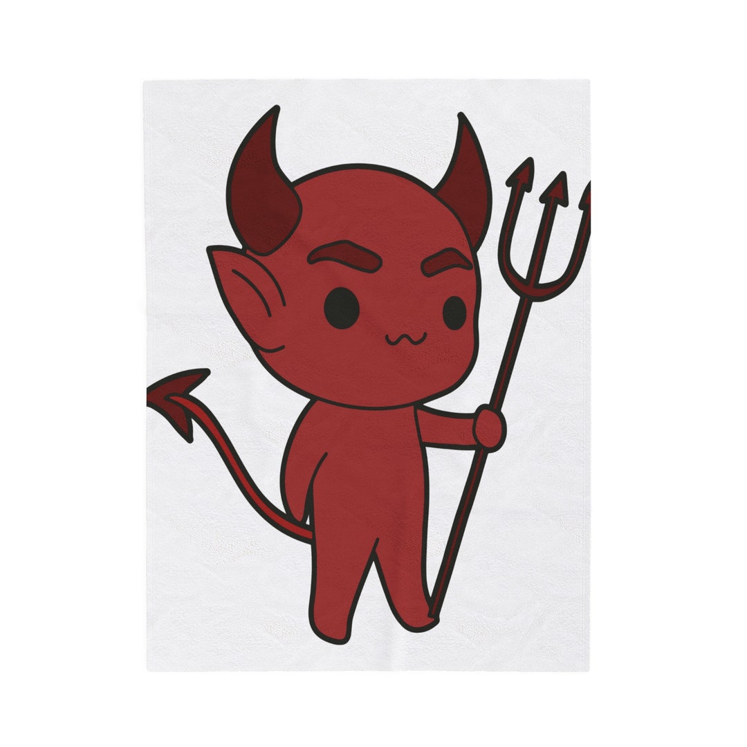 Devil Plush Blanket - Etsy