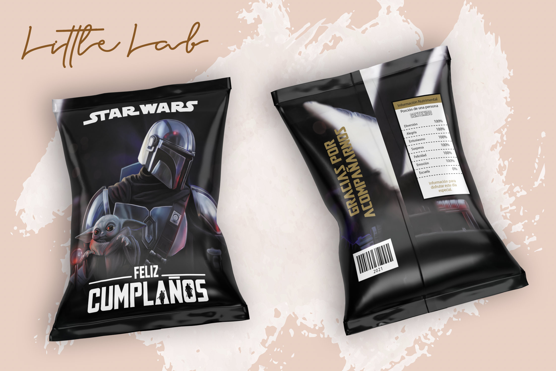 Chips Bags, Mandalorian, Star Wars, Kids Birthday, Template Printable ...