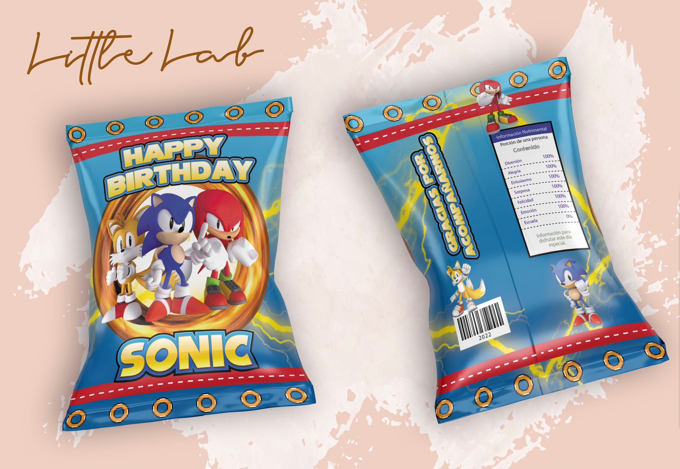 Chips Bags, Sonic, Kids Birthday, Template Printable, Birthday Party ...